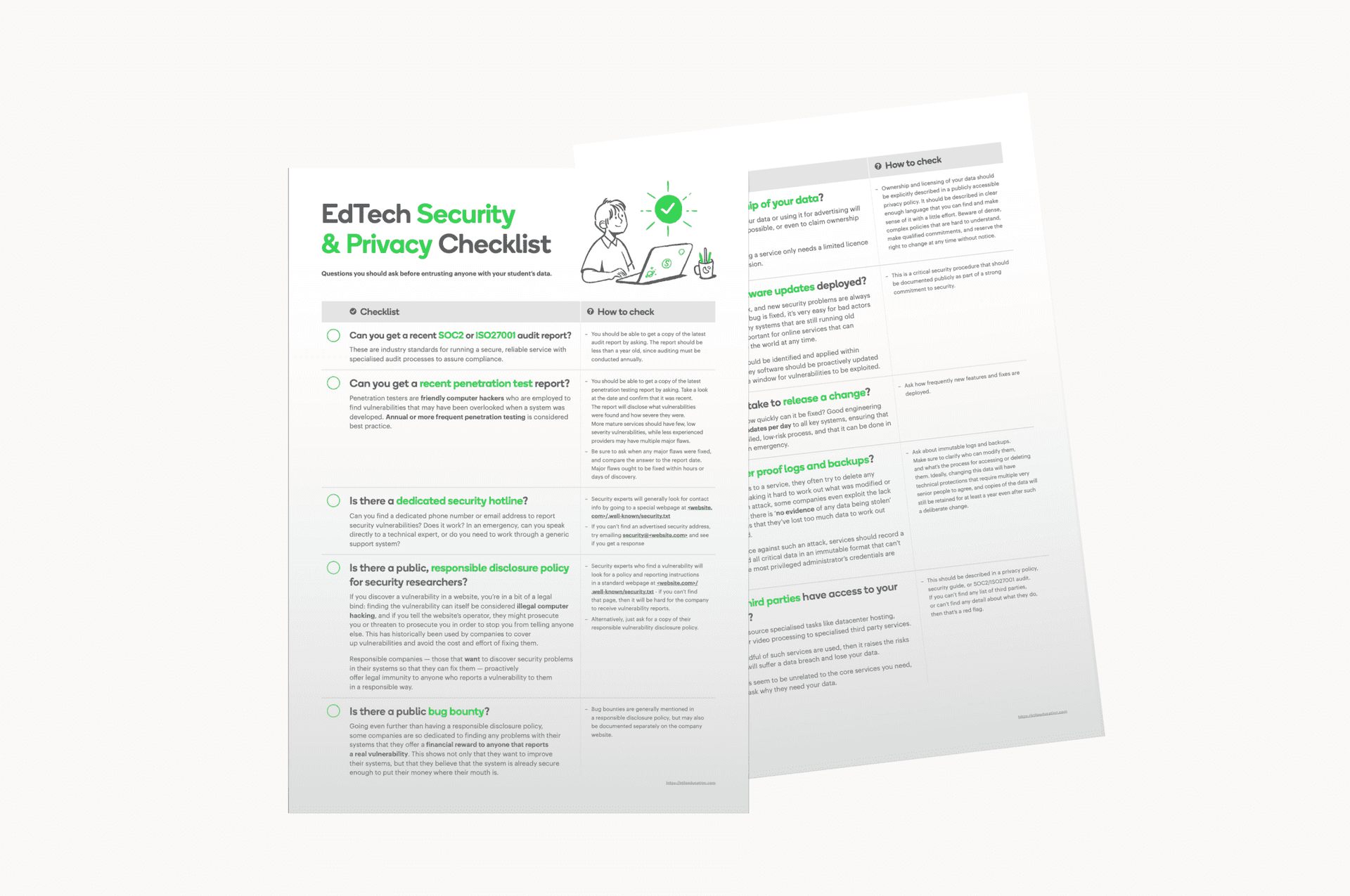 EdTech Security and Privacy Checklist | Stile Education